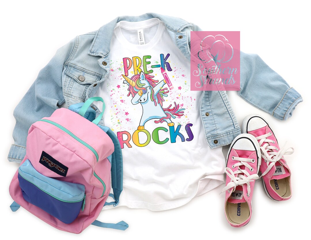 Pre-k Rocks - Back to School - PNG Digital Download Design - Etsy