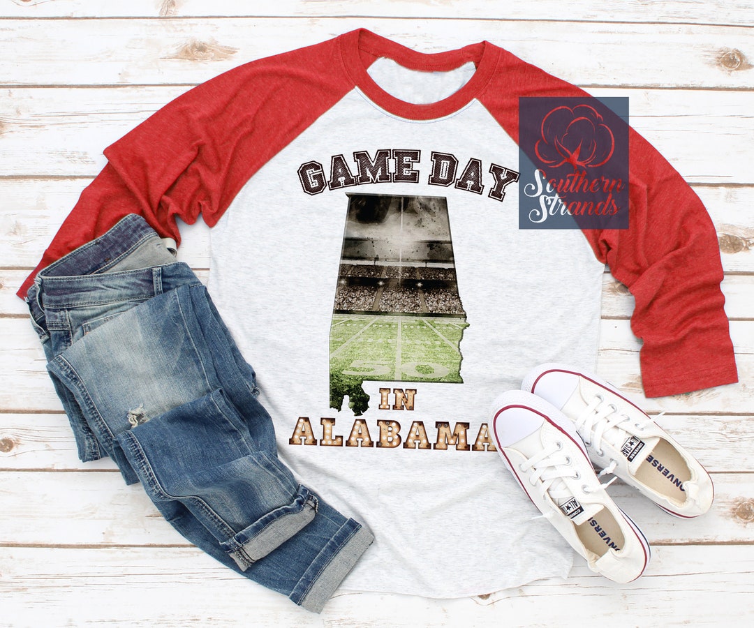 Game Day in Alabama BLANK - PNG Digital Download Design - Watercolor ...