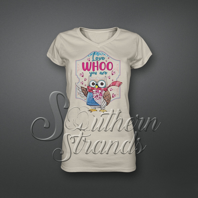 Watercolor PNG "love WHOO You Are" - Digital Download Design + Free ...