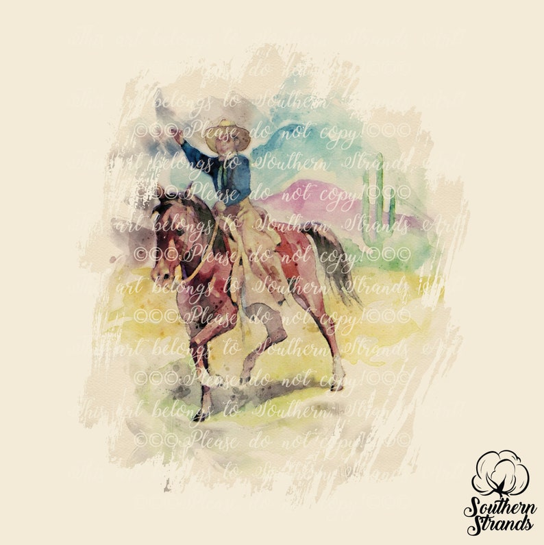 Watercolor Saddle Up- PNG Digital Download Design - Etsy