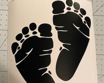 Baby Feet Decal - Etsy