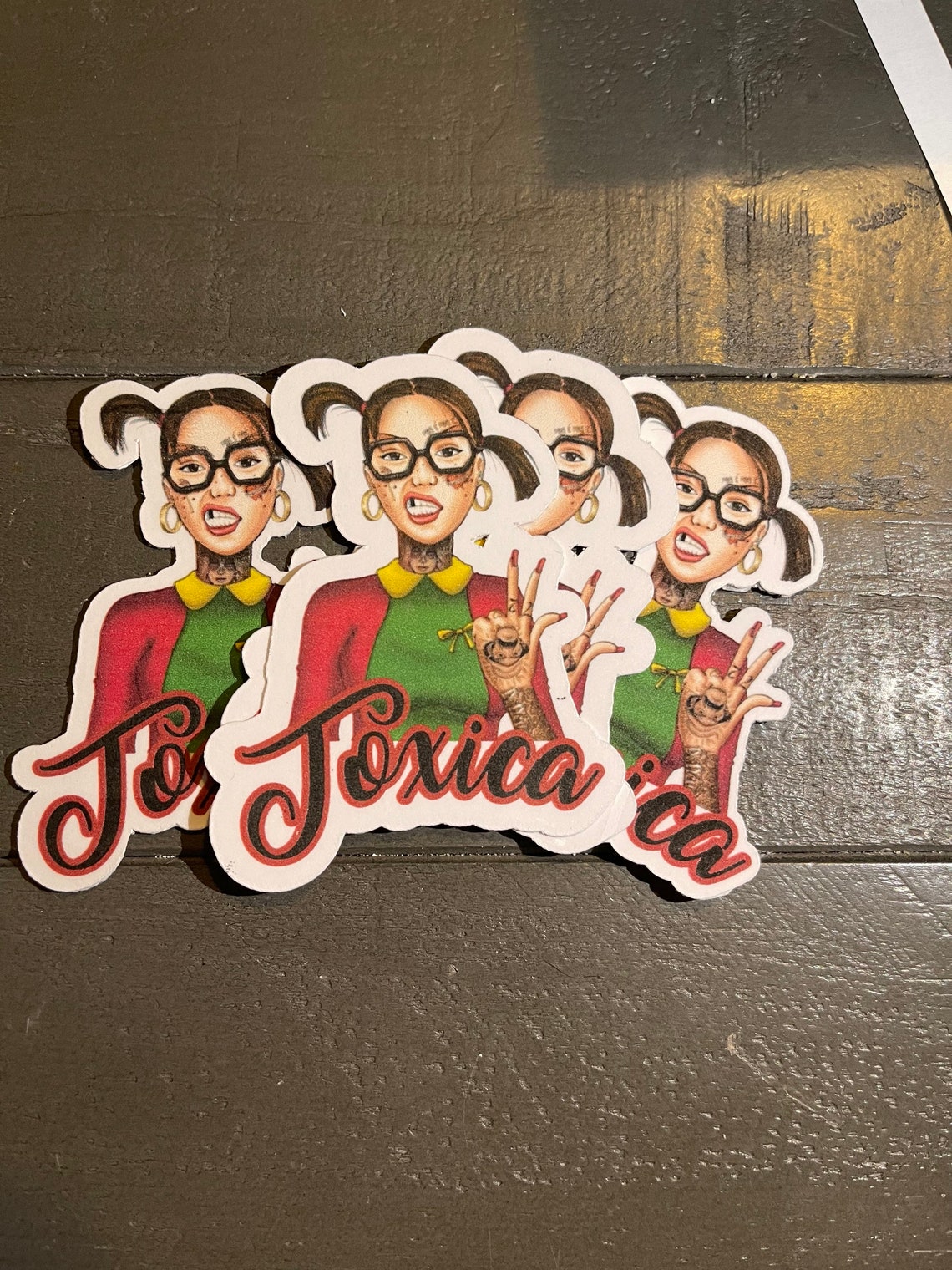3x3 Toxica Sticker Chilindrina , Toxica Chili Sticker, Chilidrina ...