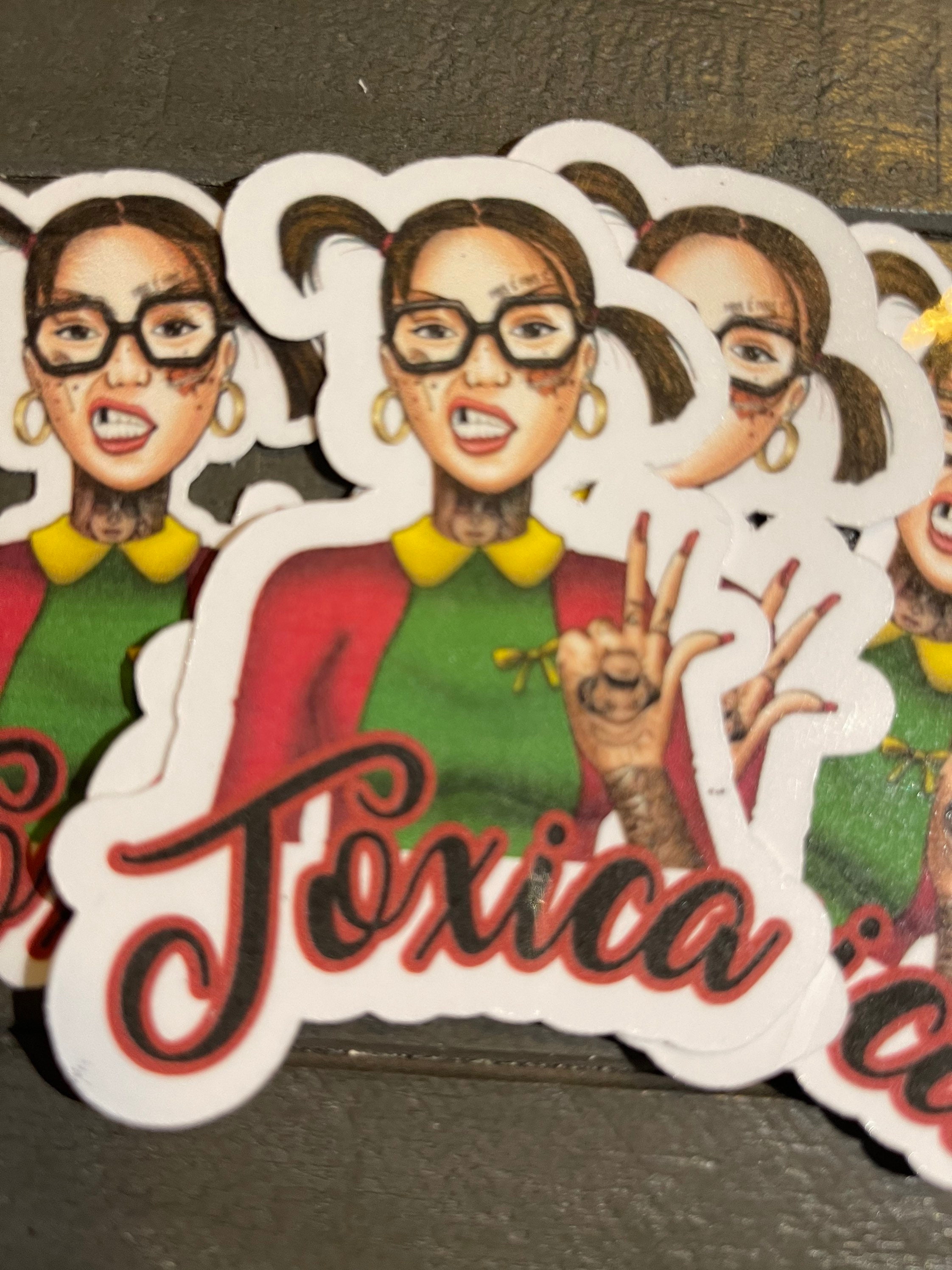 3x3 Toxica Sticker Chilindrina , Toxica Chili Sticker, Chilidrina ...