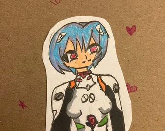 Rei Ayanami Sticker - Etsy