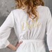 Personalization for Robes (add-on), Personalized Dressing Gowns Add-on ...