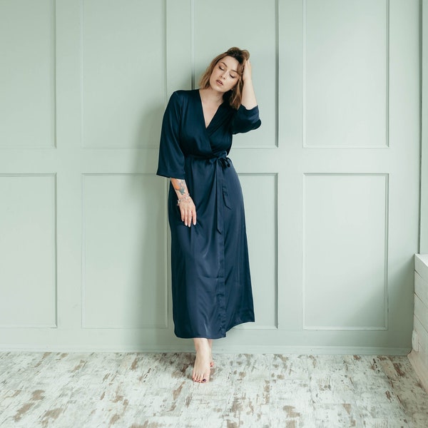 Satin Robe - Etsy UK