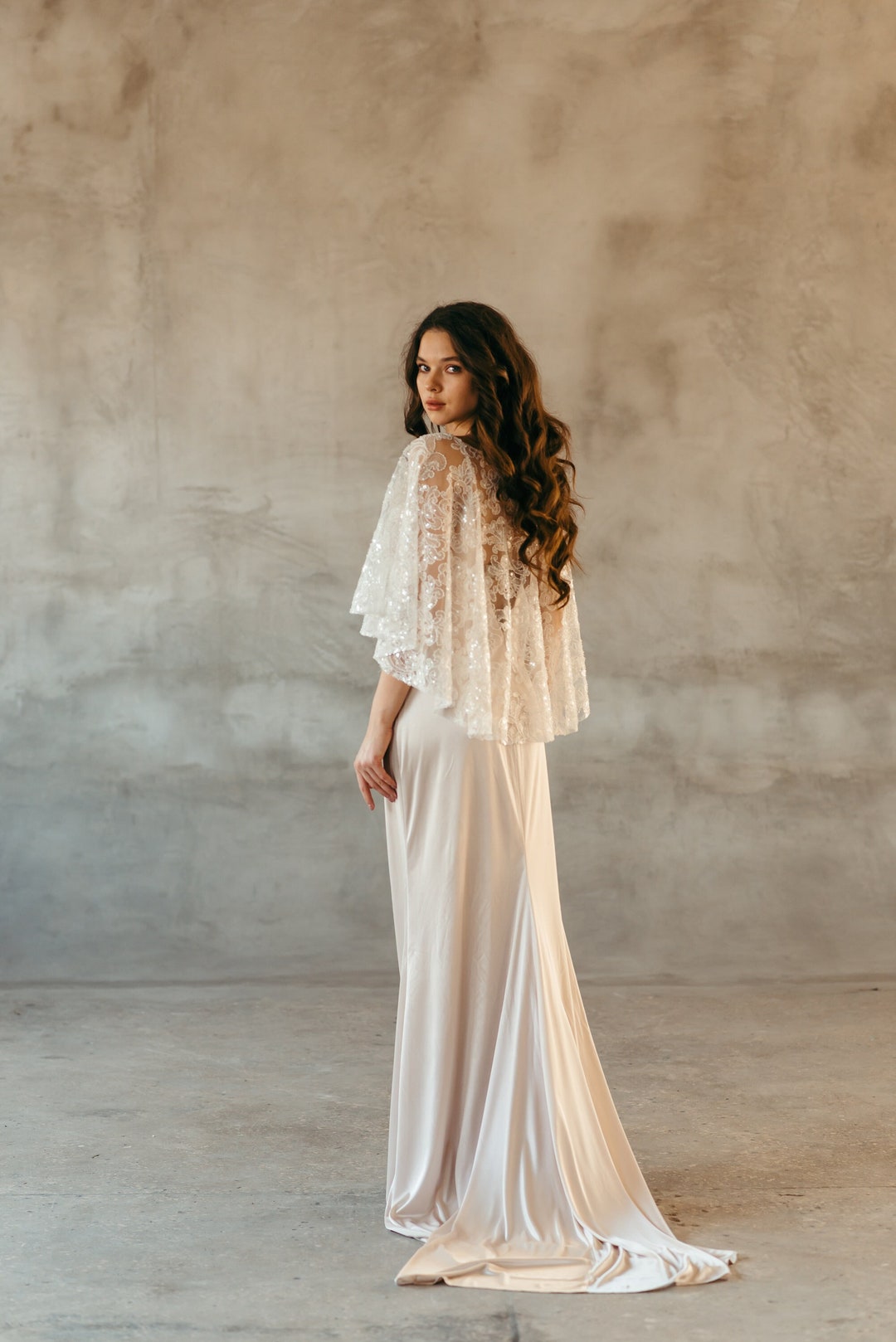Wedding Cape, Wedding Dress Cape, Bridal Cape, Bridal Capelet, Wedding ...