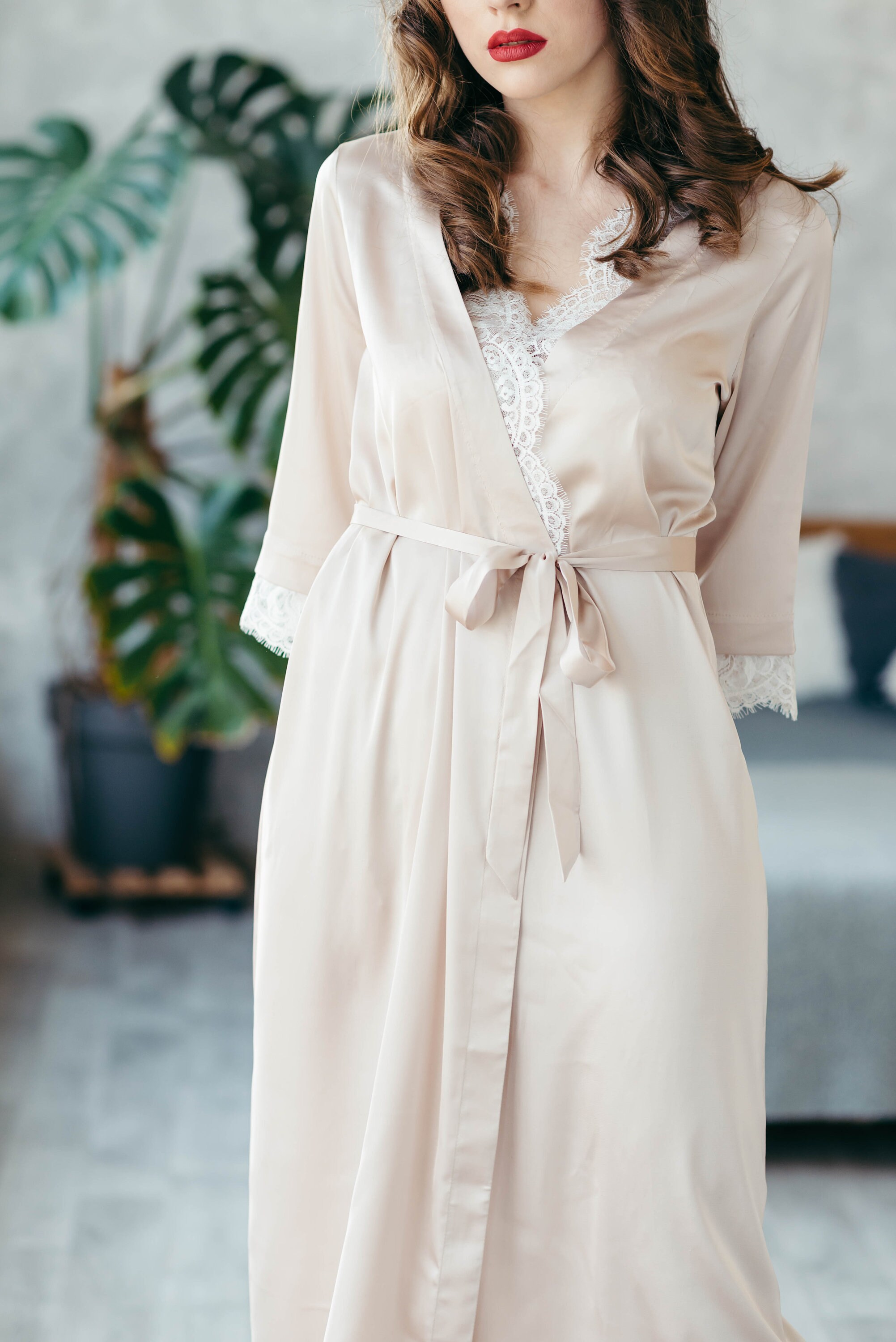 Lace Robe Wedding Bridal Robe Long Wedding Robe Lace - Etsy UK