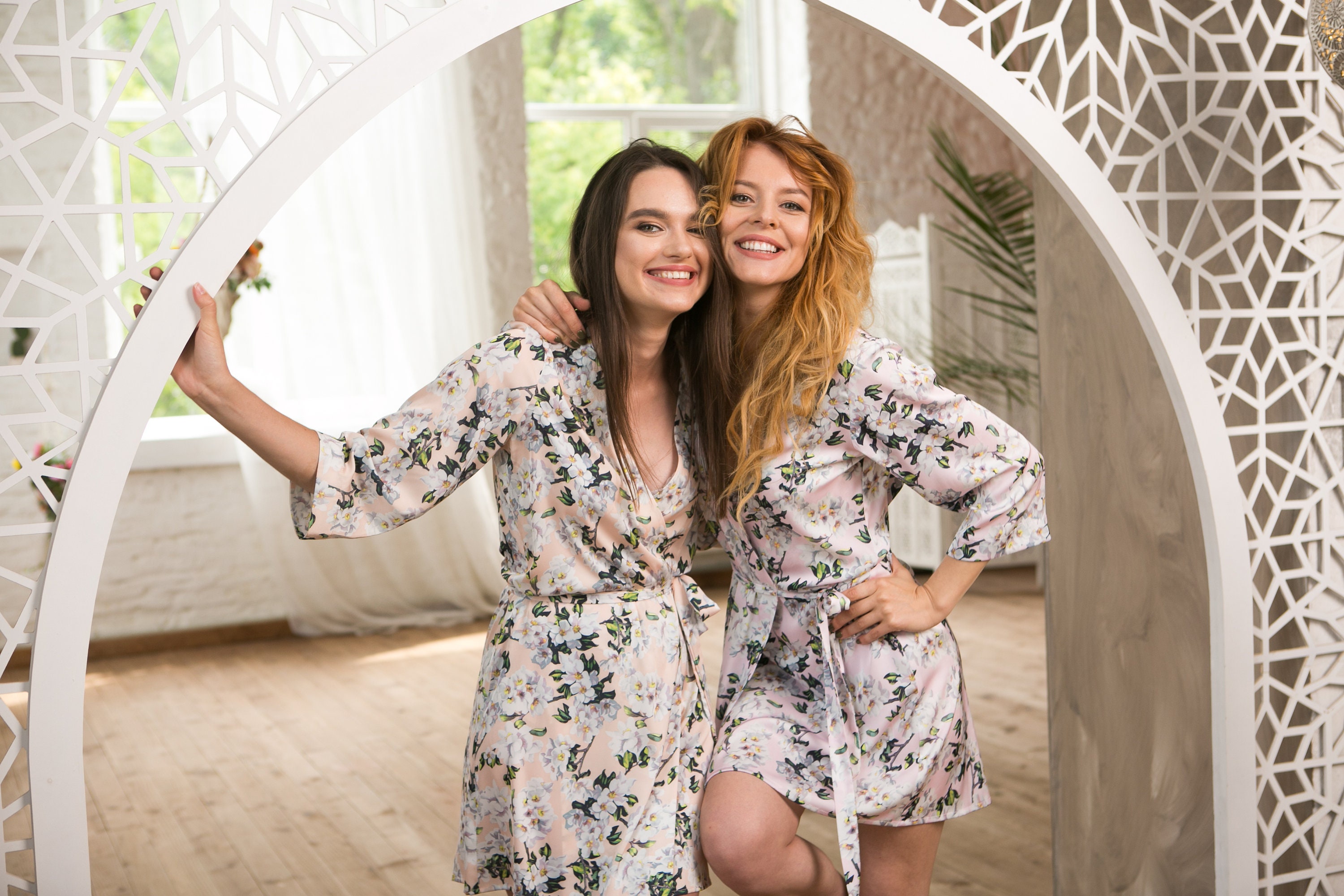 Long Robe, Floral Robes, Short Robe, Long Kimono, Satin Bridesmaid ...