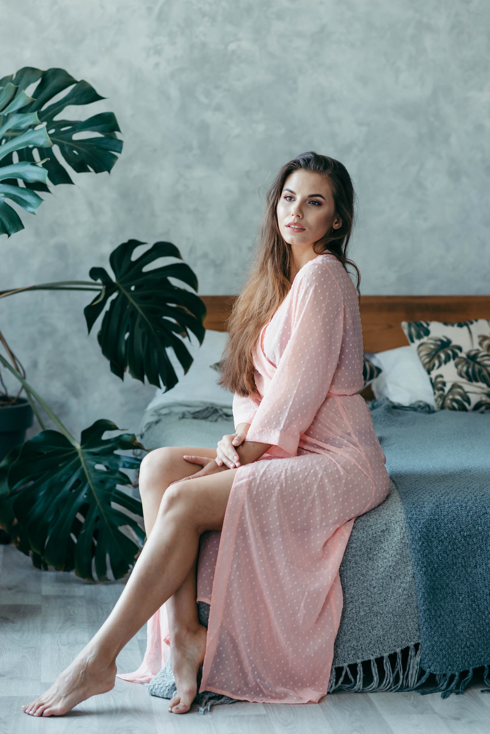 Black Robe Sheer Robe Black Wedding Robe Sexy Robe Black | Etsy UK