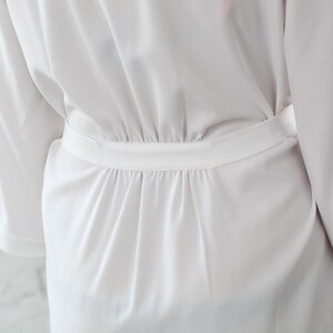 White Robe, White Bridal Robe, Wedding Robe, White Robe Brides, Bridal ...