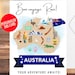 Australia Card, Moving to Australia Card, New Adventures Card ...