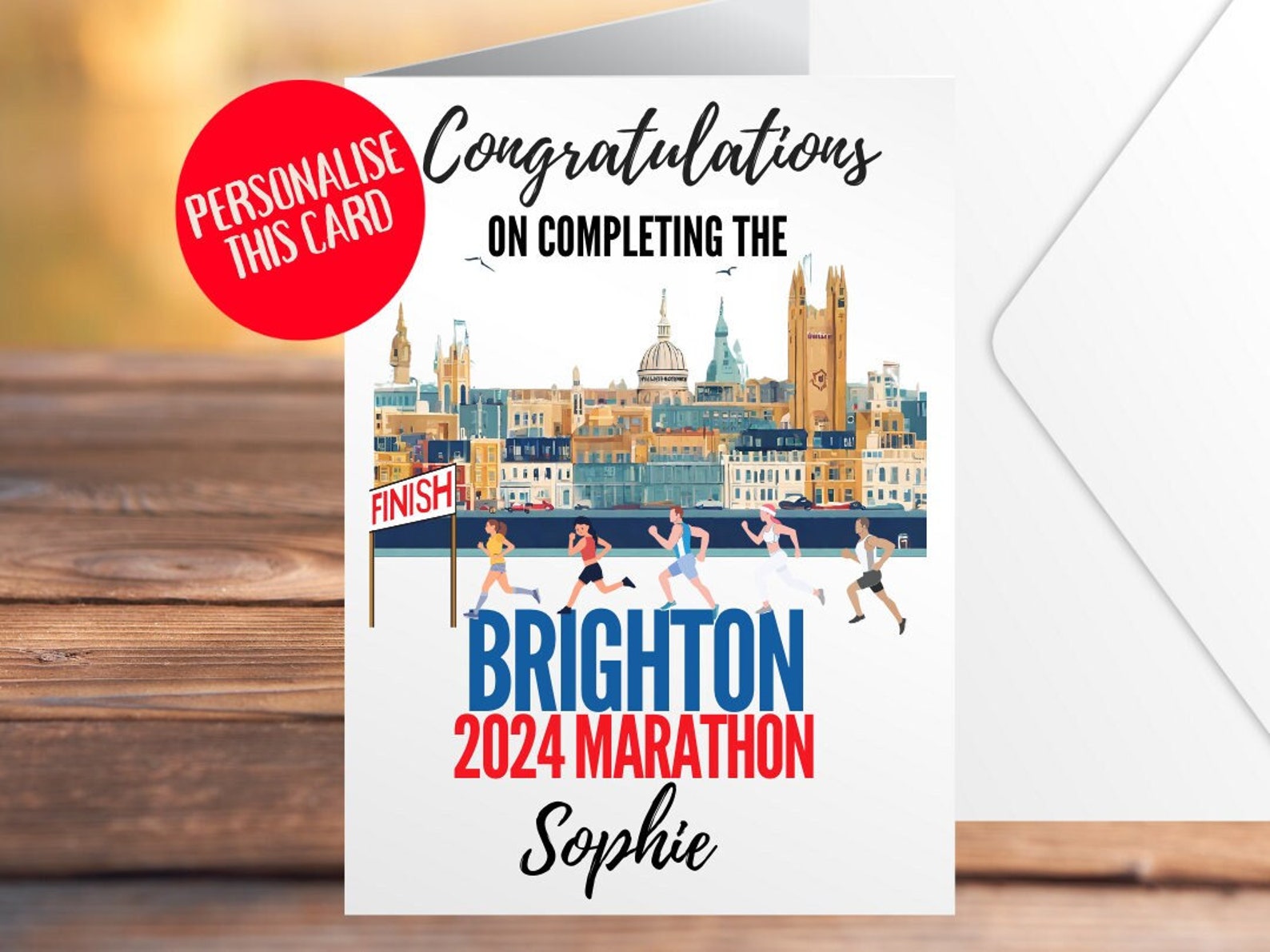 Congratulations on Completing the Brighton Marathon Card 7th April 2024 ...