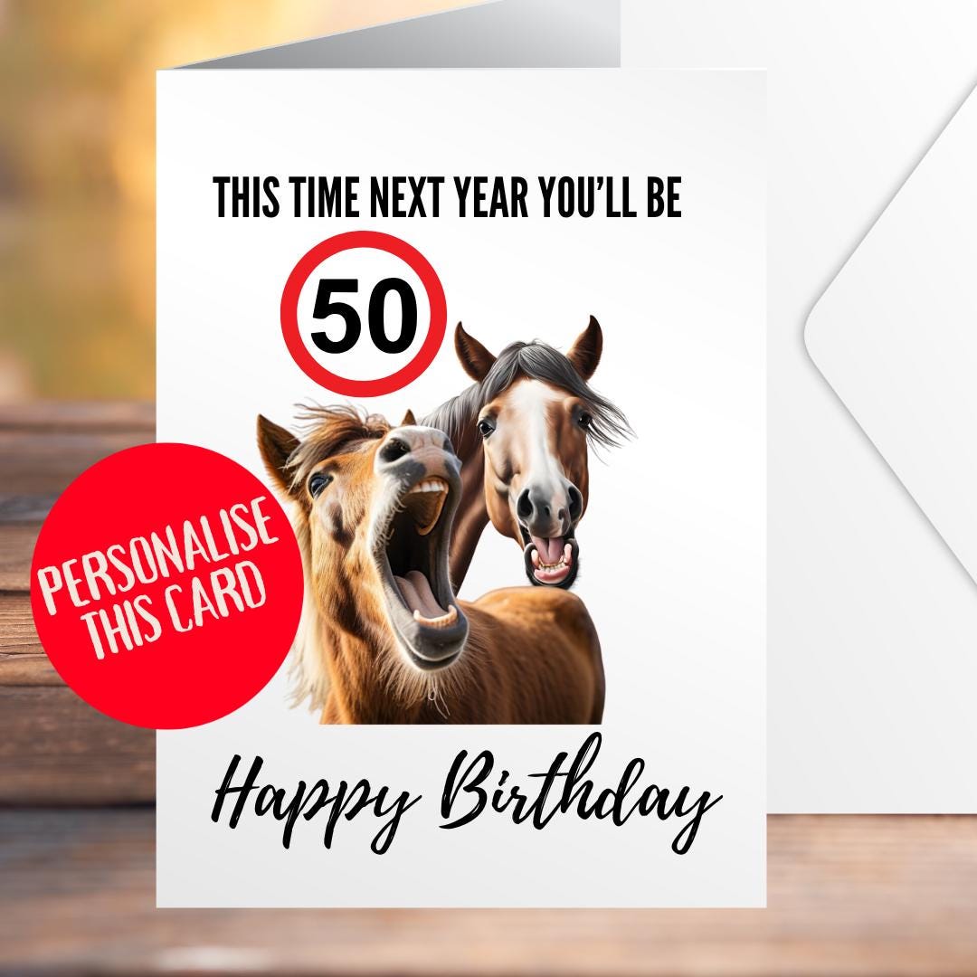 49th Birthday Card, Funny 49th Birthday Card, 49th Birthday Celebration ...