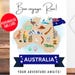 Australia Card, Moving to Australia Card, New Adventures Card ...