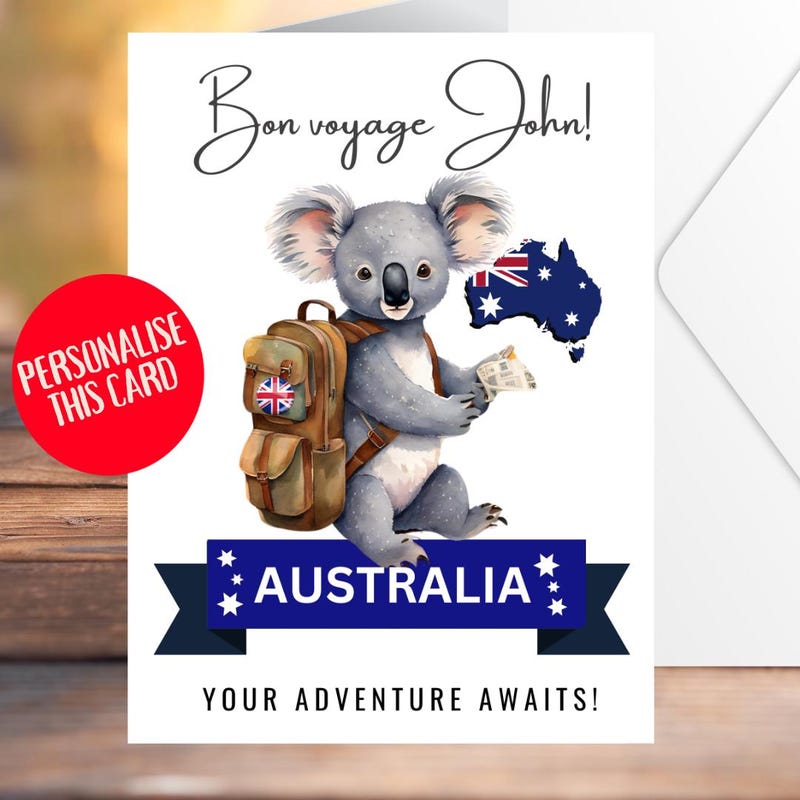 Maps Australia Card - Etsy UK