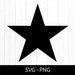 Rounded Star for Commercial Use, Star Png, Cut File, Instant Download ...