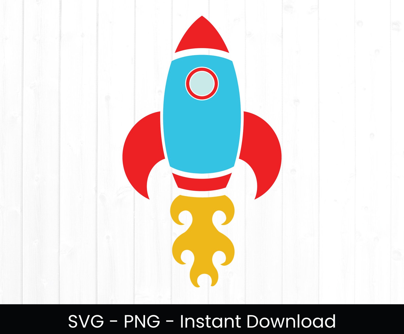 Rocket SVG for Commercial Use Spaceship for Cricut Layered - Etsy