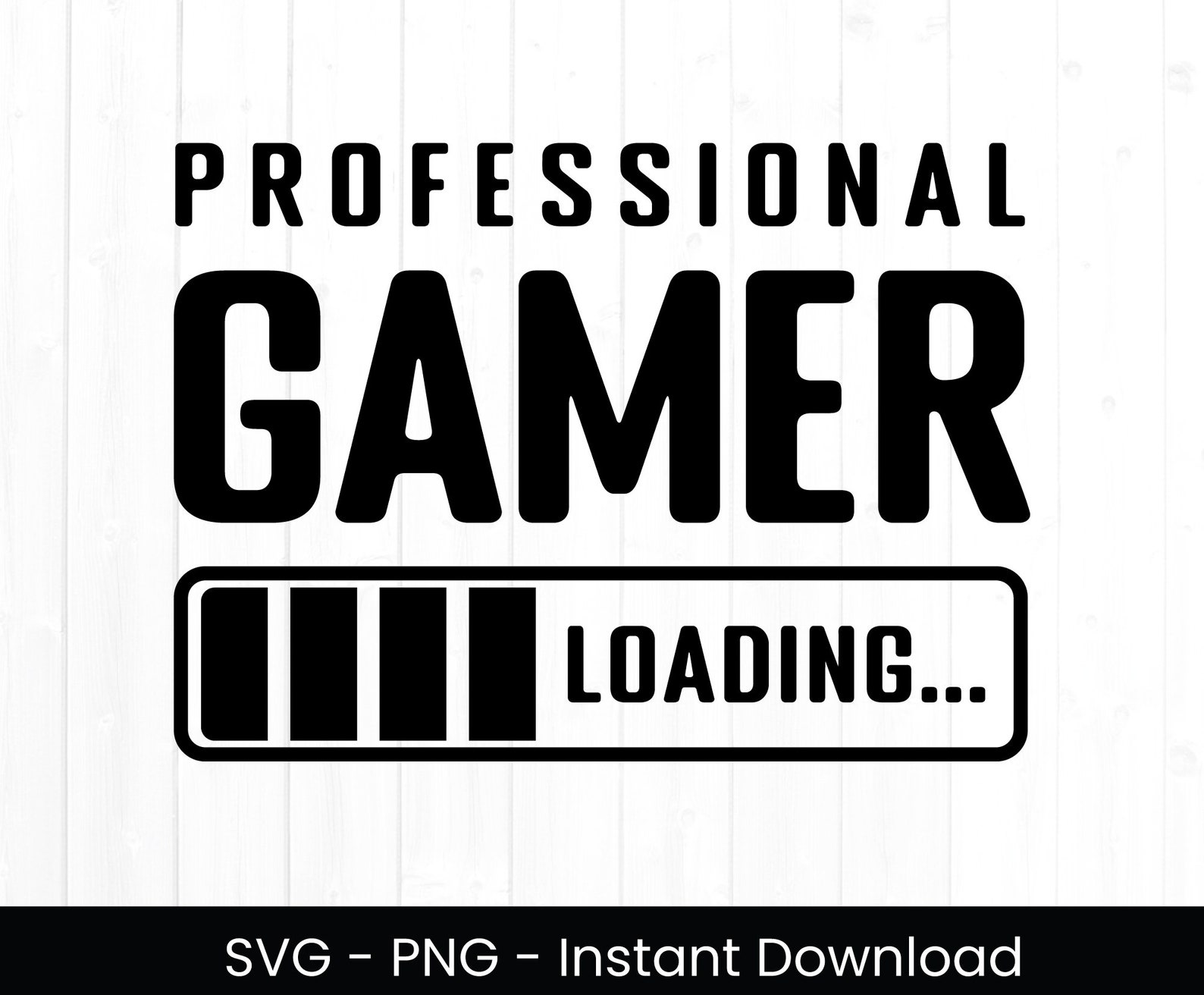 Professional Gamer Loading Svg Commercial Use SVG Gaming - Etsy