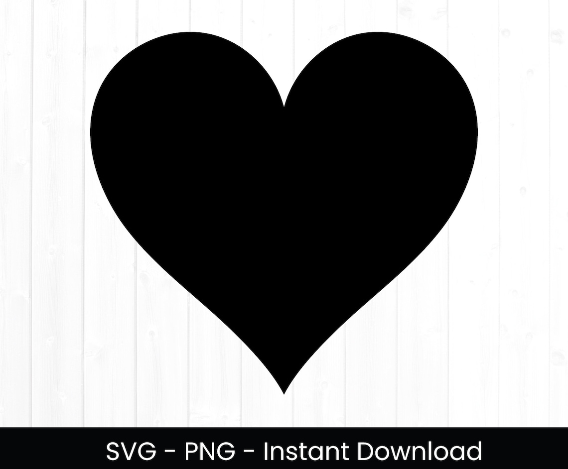 Heart SVG for Commercial Use Heart Svg for Cricut Cut File - Etsy Canada