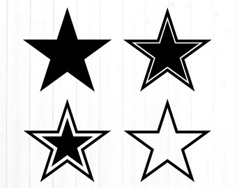 Double Outline Star