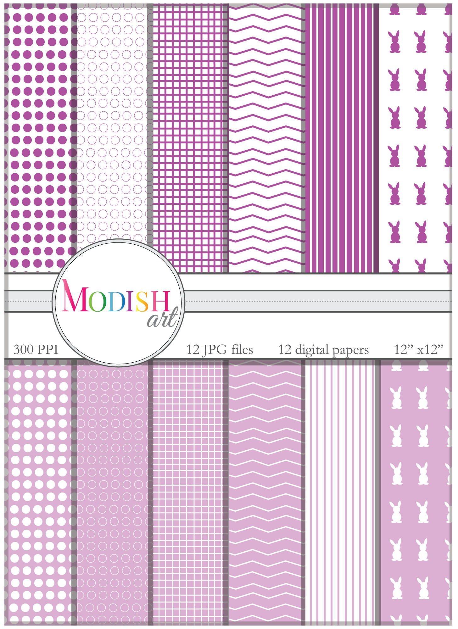 Purple Chevron Wrapping Paper