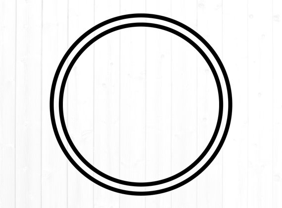 Double Circle SVG for Cricut Circle Svg for Commercial Use - Etsy