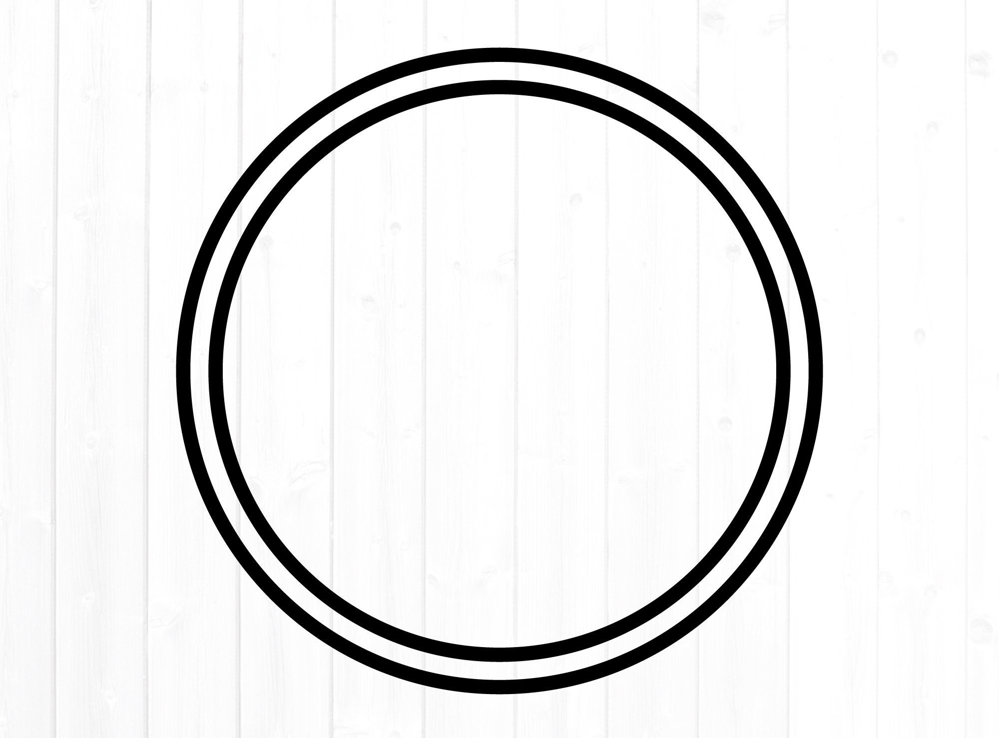Double Circle SVG, Circle Svg for Commercial Use, Cut File, Monogram ...