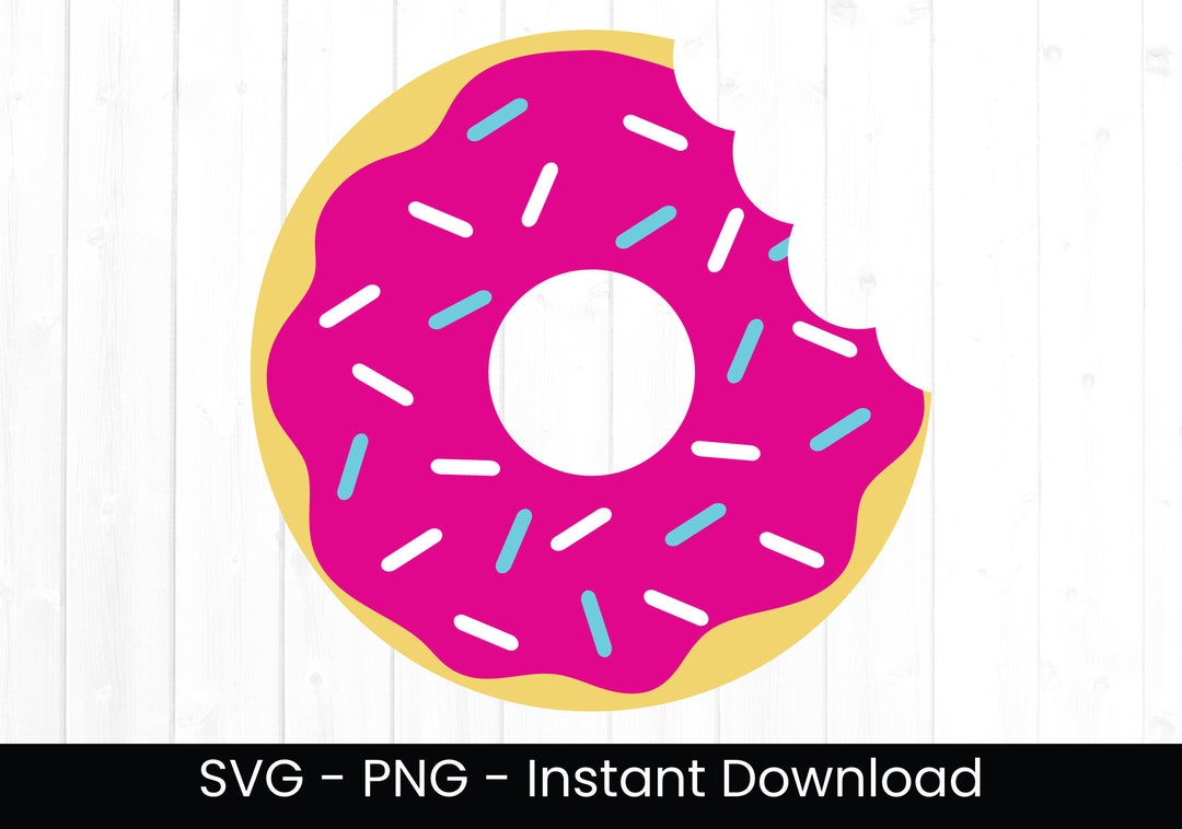 Donut Svg, Commercial Use, Doughnut Png, Layered Cut File, Donut ...