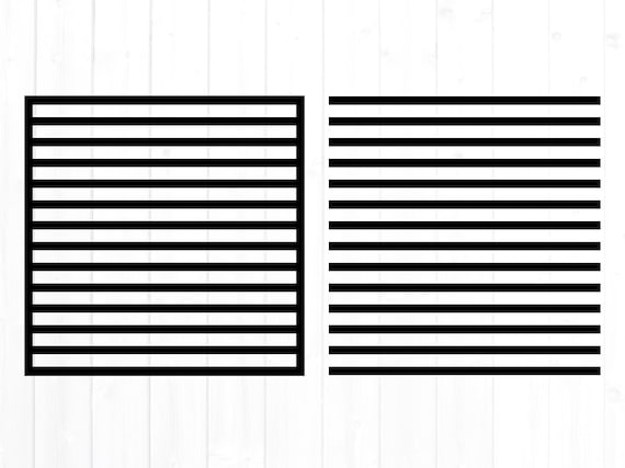 Stripes Svg Cut File Line Pattern With Border Cricut - Etsy