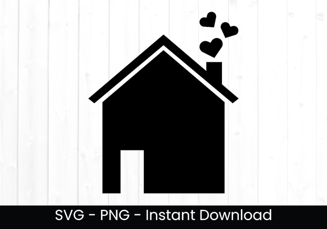 House Svg, Commercial Use Cut File, Layered SVG, Cute House PNG ...