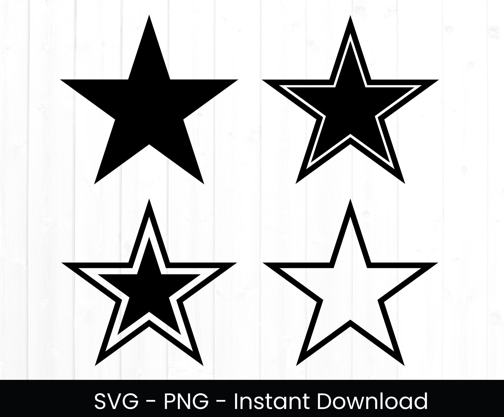 Star Outline Clipart Black And White