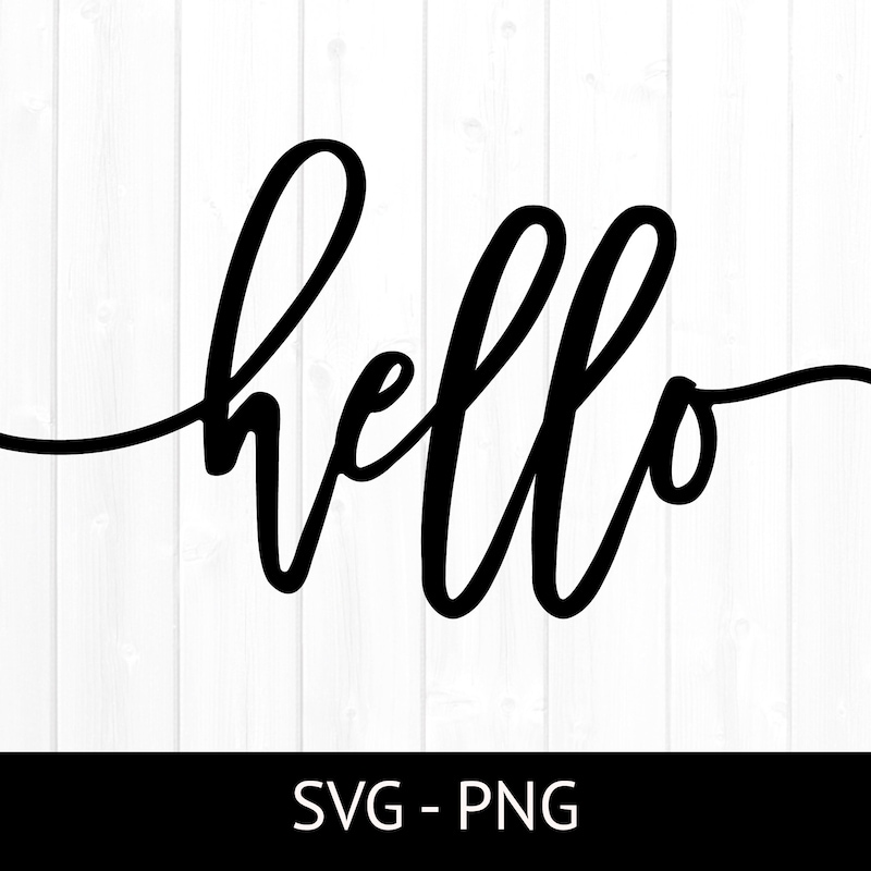 Hello Door Sign - Etsy