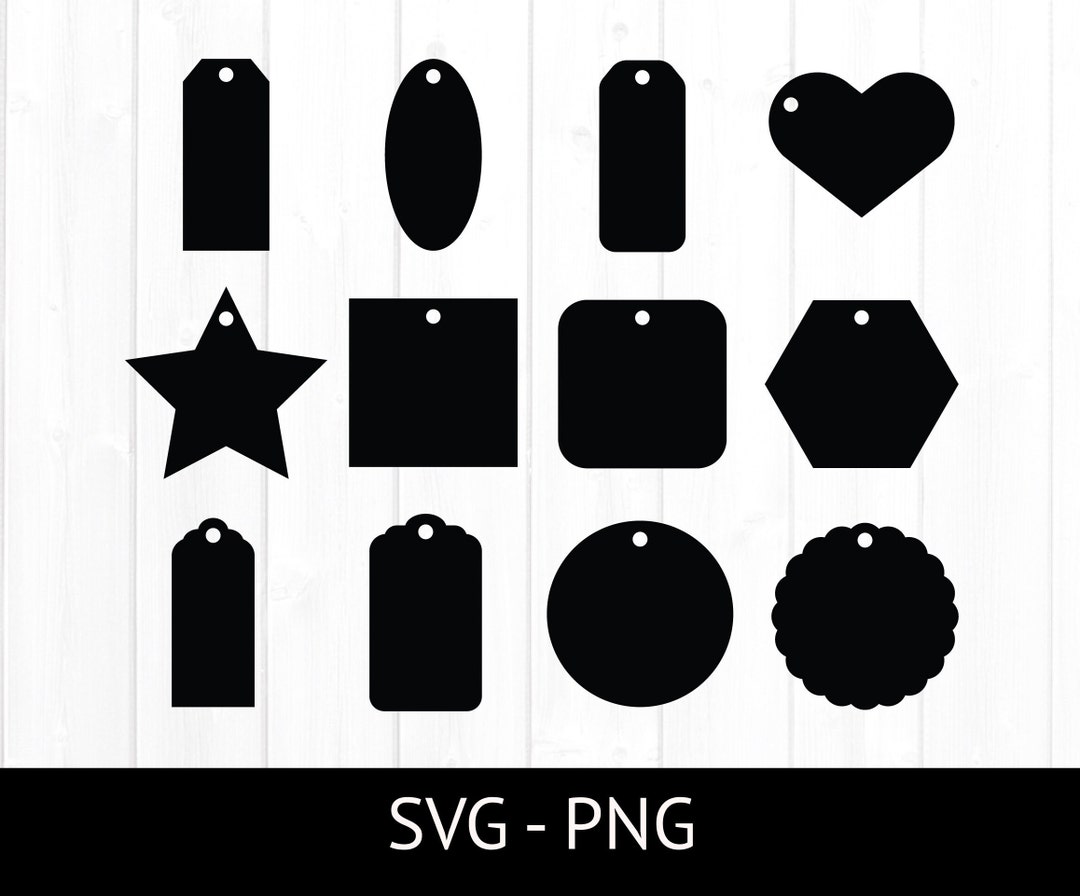 Tag SVG, Gift Tag Svg for Commercial Use, Cut File, Gift Tag Png ...