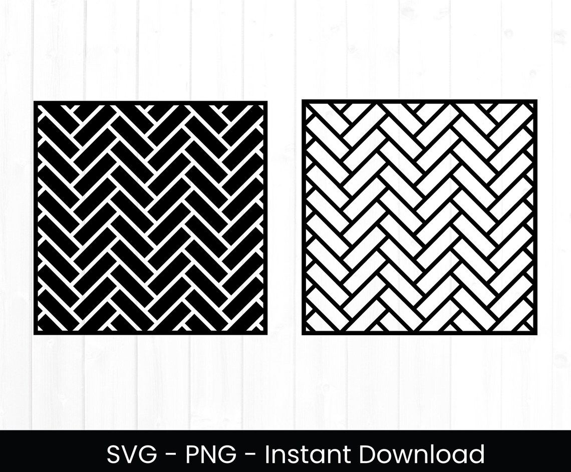 Herringbone Svg Cut File Herringbone Pattern Cricut | Etsy