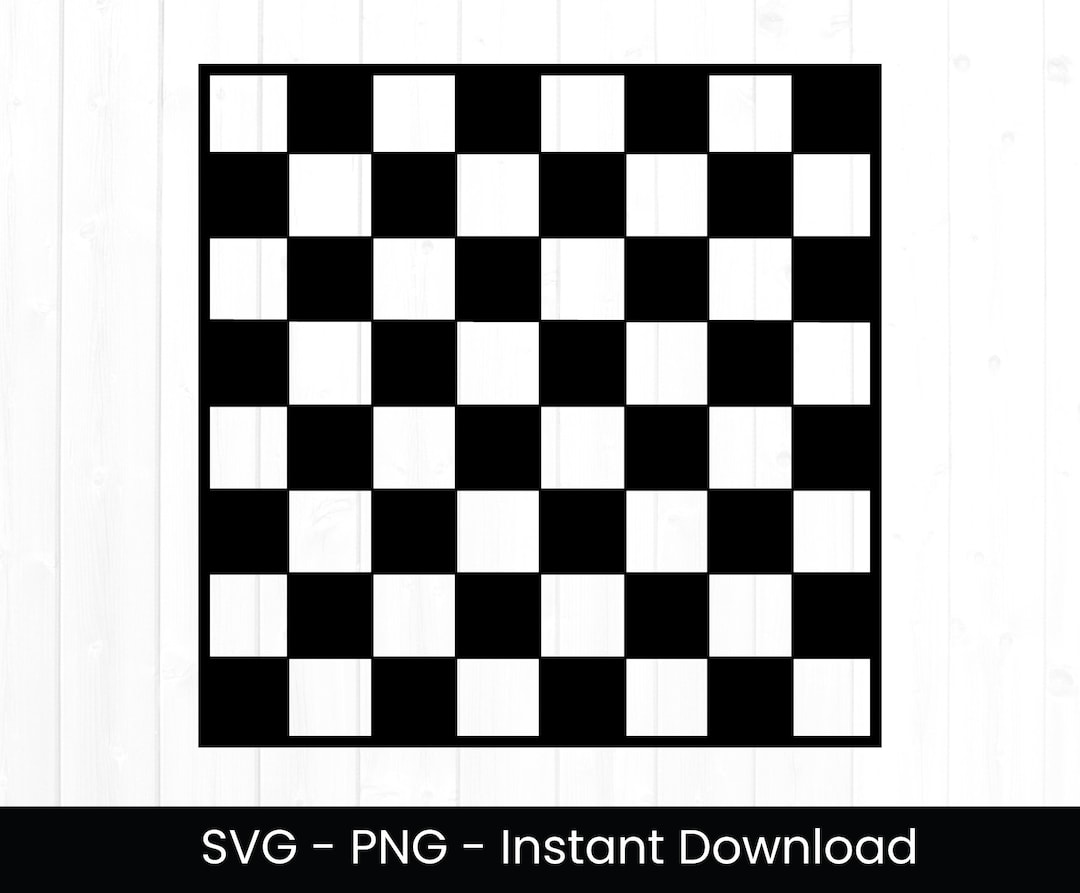 Checkerboard Svg for Commercial Use, Cut File, Game SVG, Digital ...