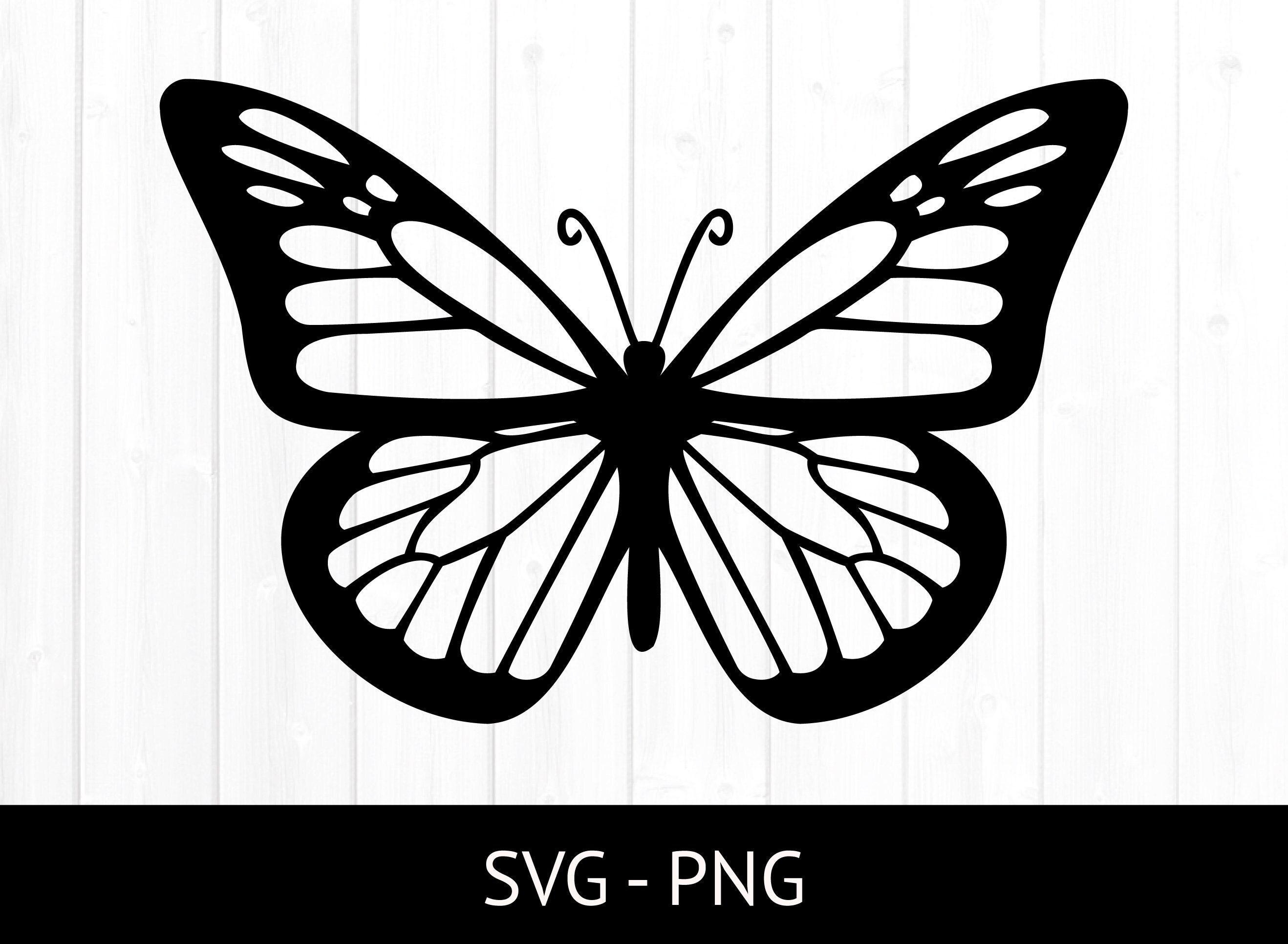 Flowy Butterfly Clip Art