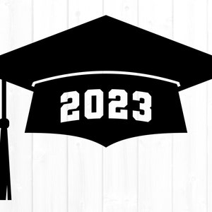 2023 Graduation Cap SVG, Commercial Use Tshirt Design, Cut File, High ...