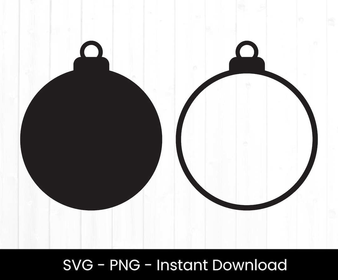Ornament SVG for Commercial Use, Christmas Ornament SVG, Cut File ...