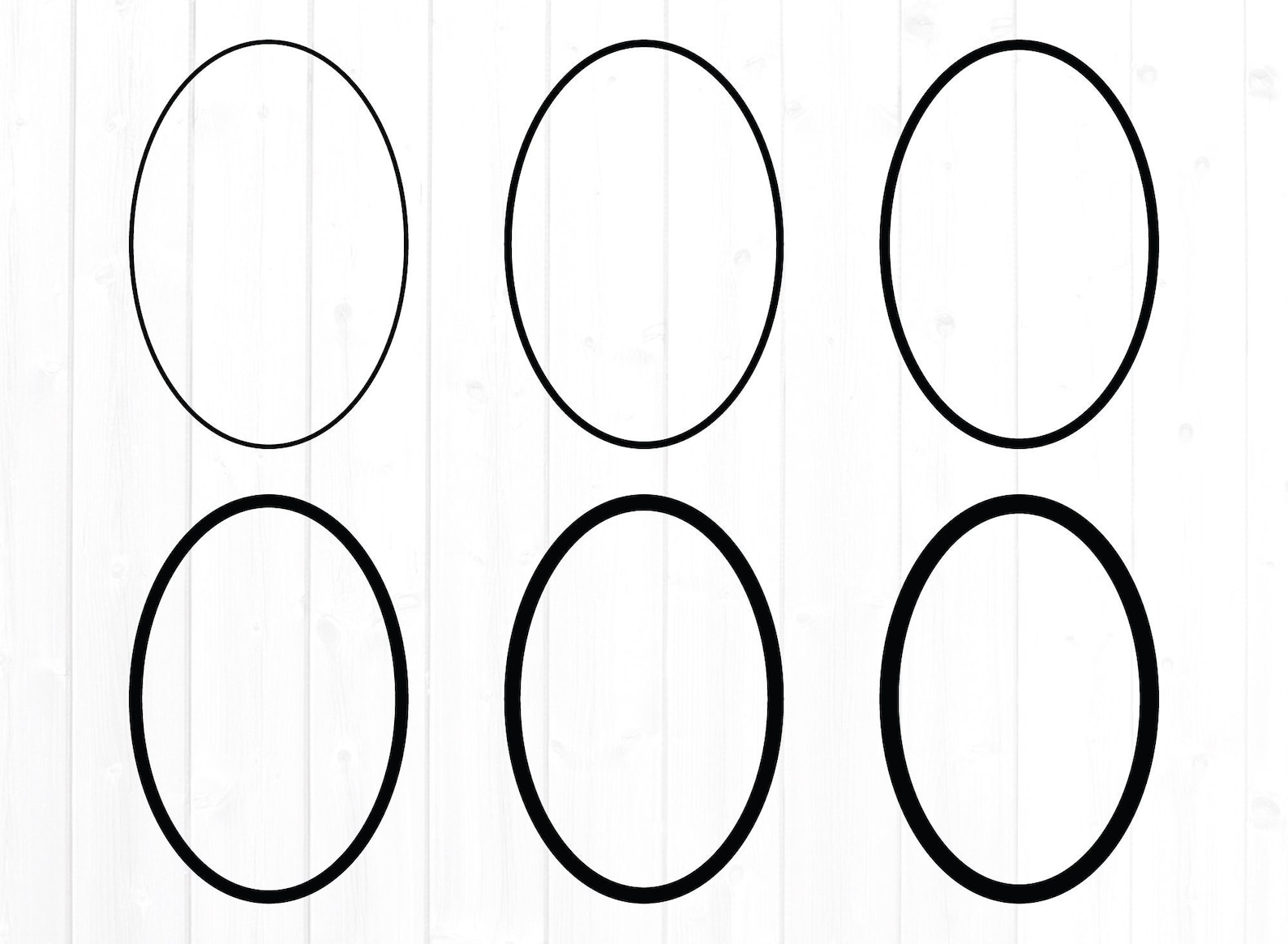 Oval Frame SVG Oval SVG for Commercial Use Cricut Cut File | Etsy