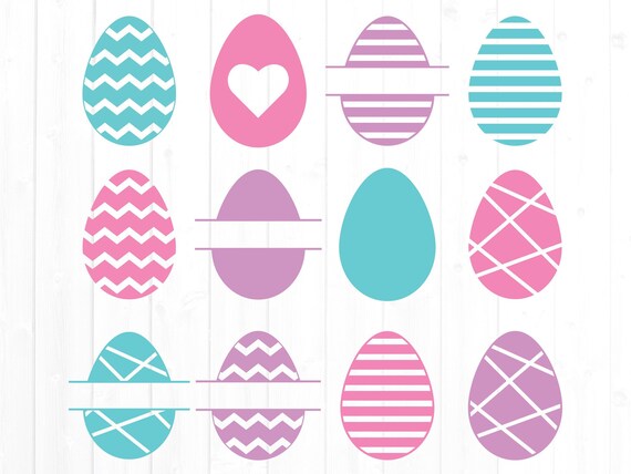 Chevron Easter Egg Clip Art