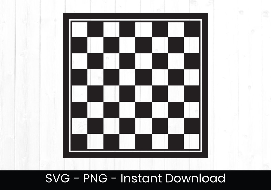 Checkerboard Svg, Commercial Use, Cut File, Game Board SVG, Digital ...