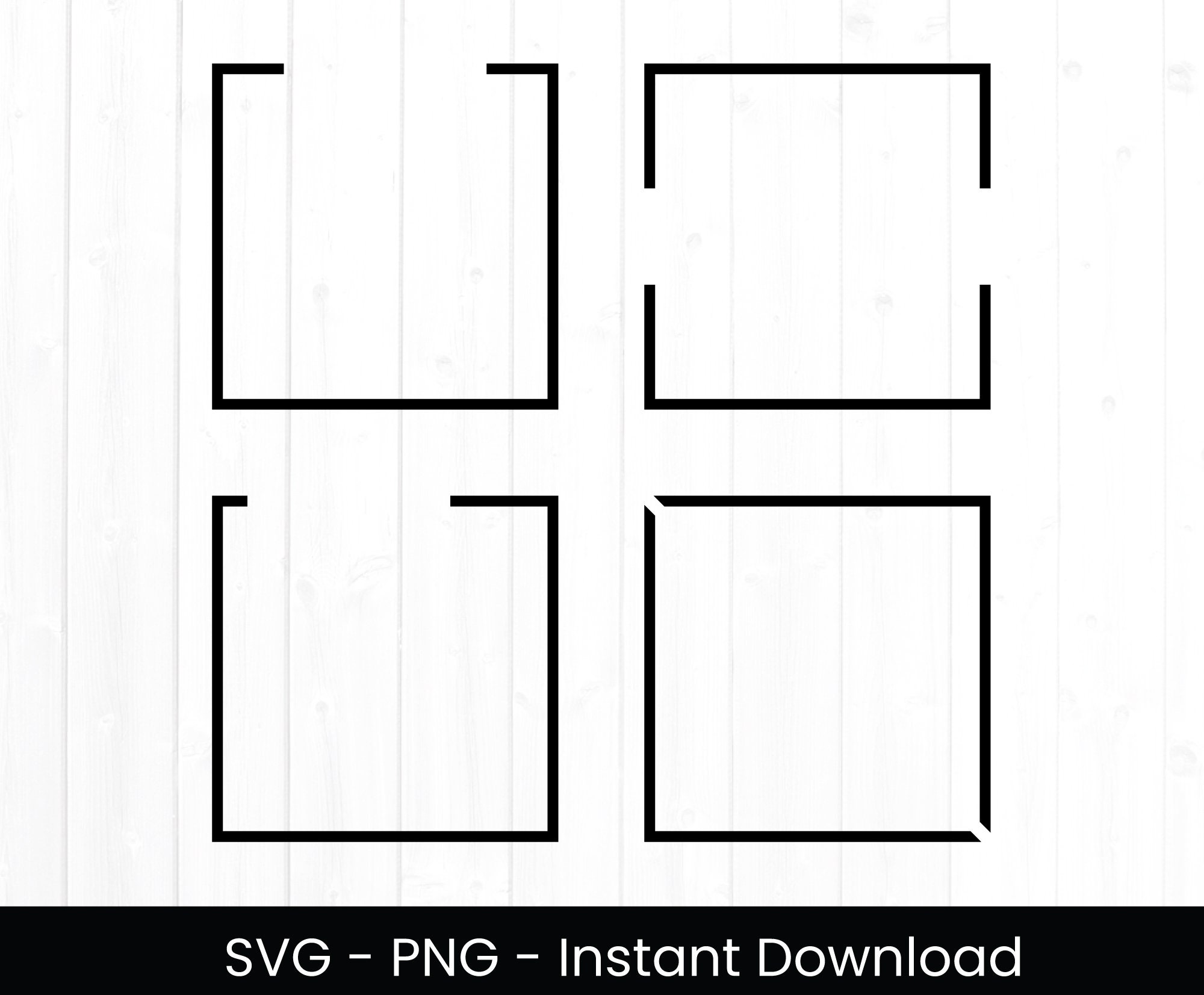 Square Frame SVG Frame SVG for Commercial Use Cricut Cut - Etsy UK