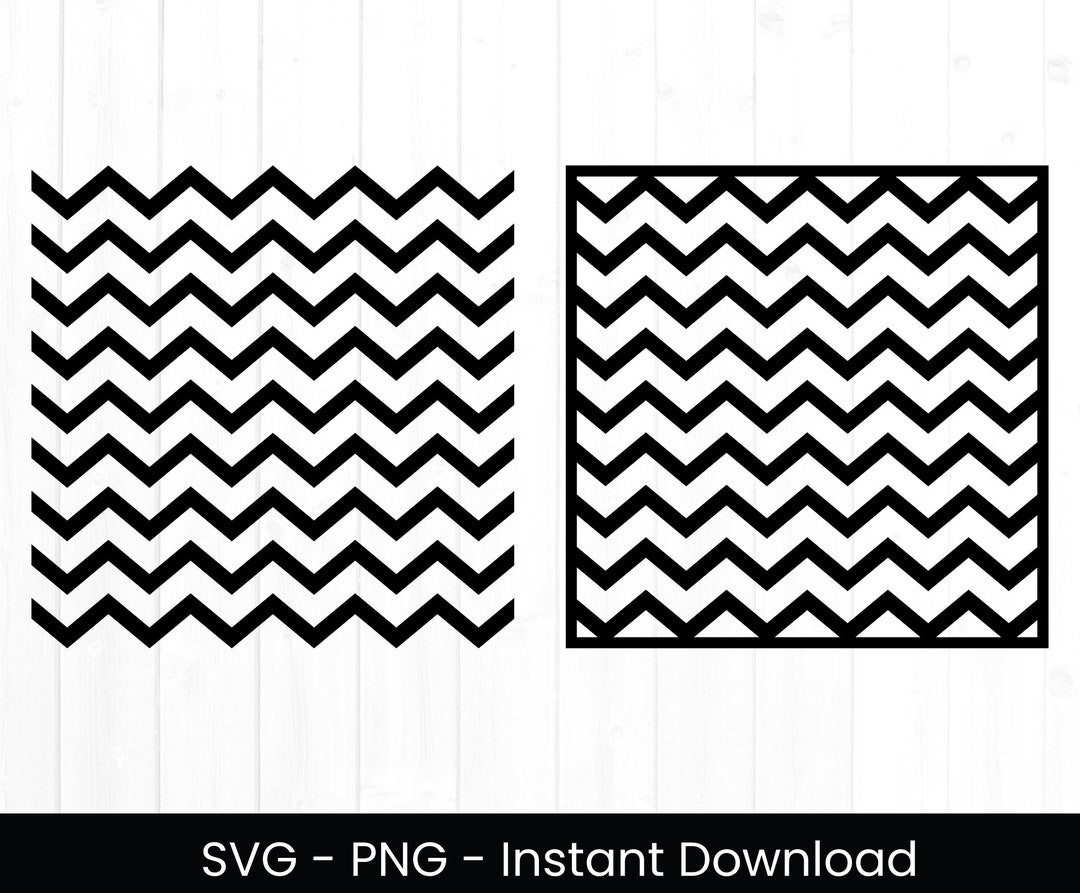 Chevron Svg for Commercial Use, Chevron Pattern With Border, Pattern ...
