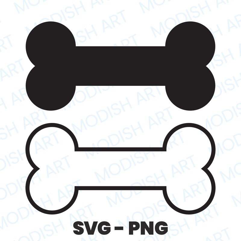 Dog Bone Svg - Etsy