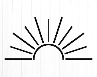 Half Sun Cricut - Etsy