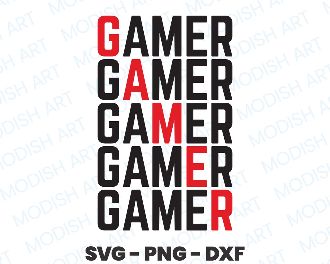 Gamer Svg, Commercial Use Gaming SVG , Gamer Png, Video Game Cut File ...