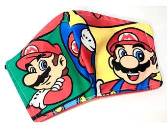 Mario Face Mask - Etsy