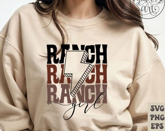 Ranch Girl SVG Wife Rancher SVG Ranch Girl Cut Files Cricut Farmhouse ...