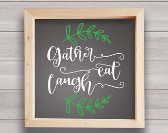 Gather Eat Laugh | Etsy